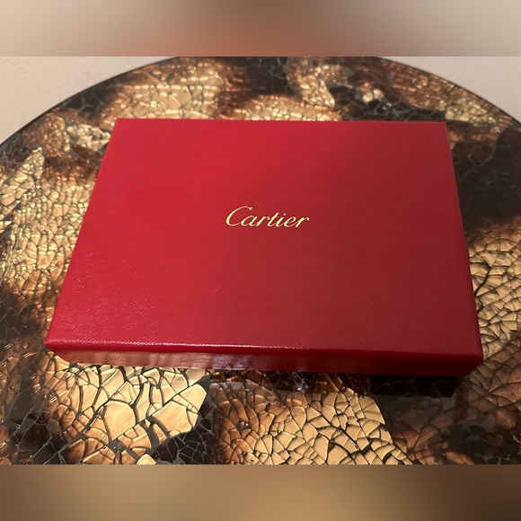 Cartier | Office | Cartier Stationary Box Cards Envelopes Red White ...